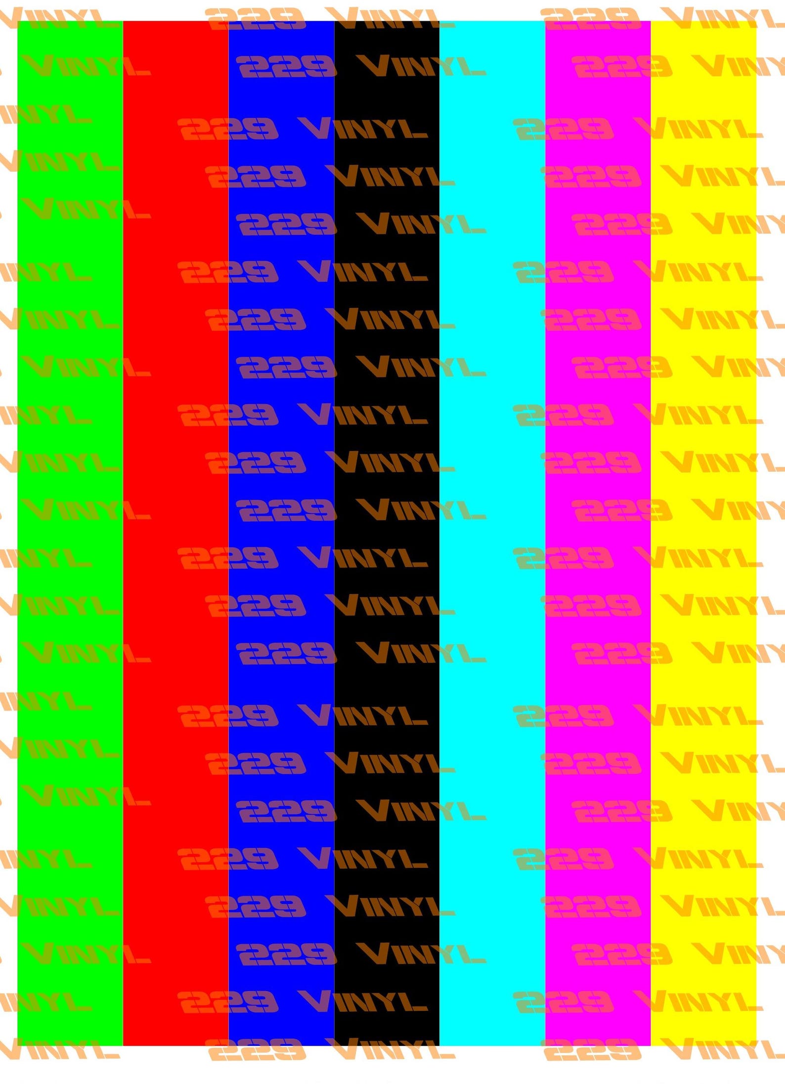 Printer Purge Sheet: CMYK RGB Sublimation (digital Download) - Etsy