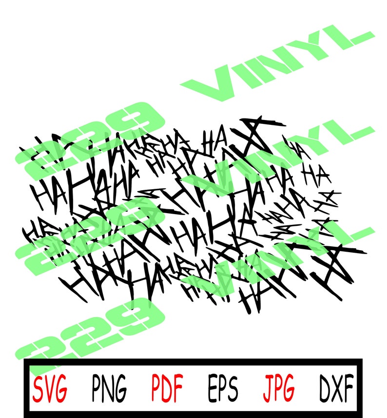 Hahaha Ha Ha Ha SVG Bundle Laughter Joker Pdf Eps Jpg Dxf Png - Etsy