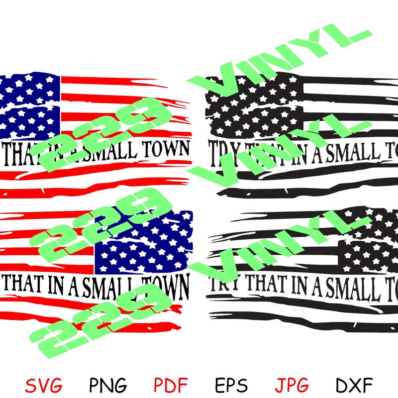 Try That in a Small Town Svg - Etsy