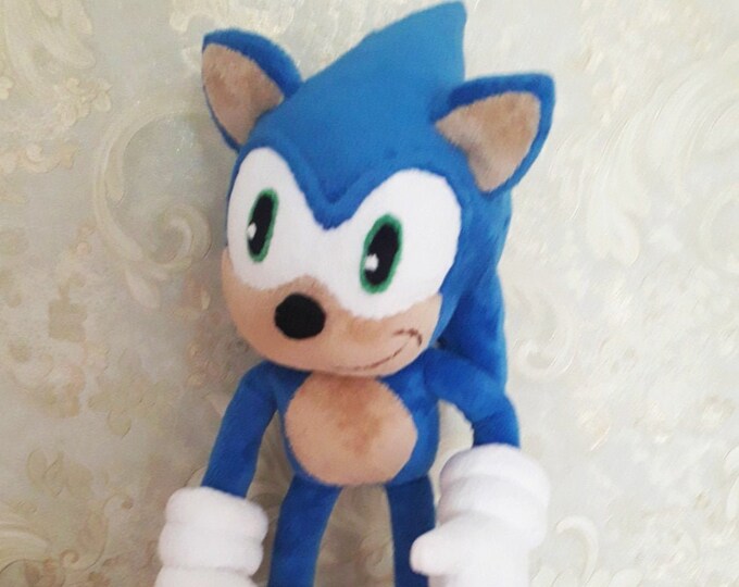 Custom Plush Toy, Inspired by Sonic, 43 Cm - Etsy