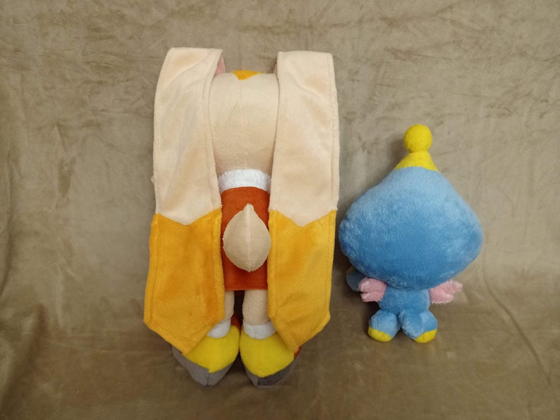 Cream Rabbit and Chao Custom Plush Toy - Etsy