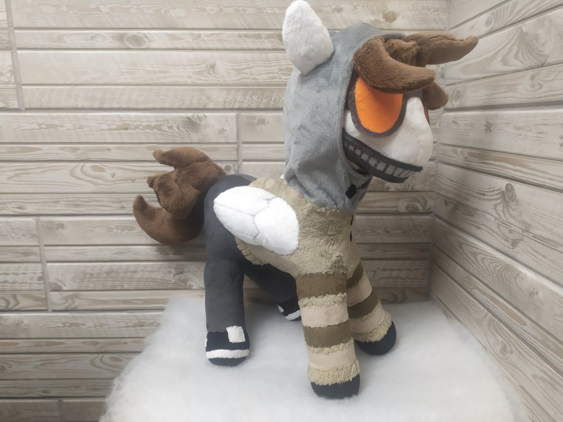 Ticci Toby as My Little Pony Custom Plush Toy 30 Cm | Etsy