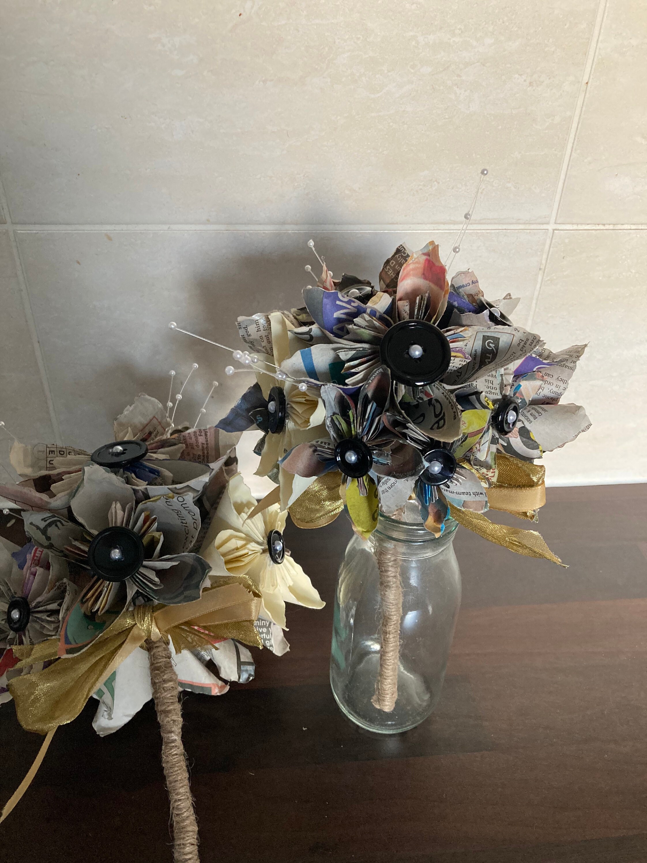 Paper Flower Bouquet - Etsy