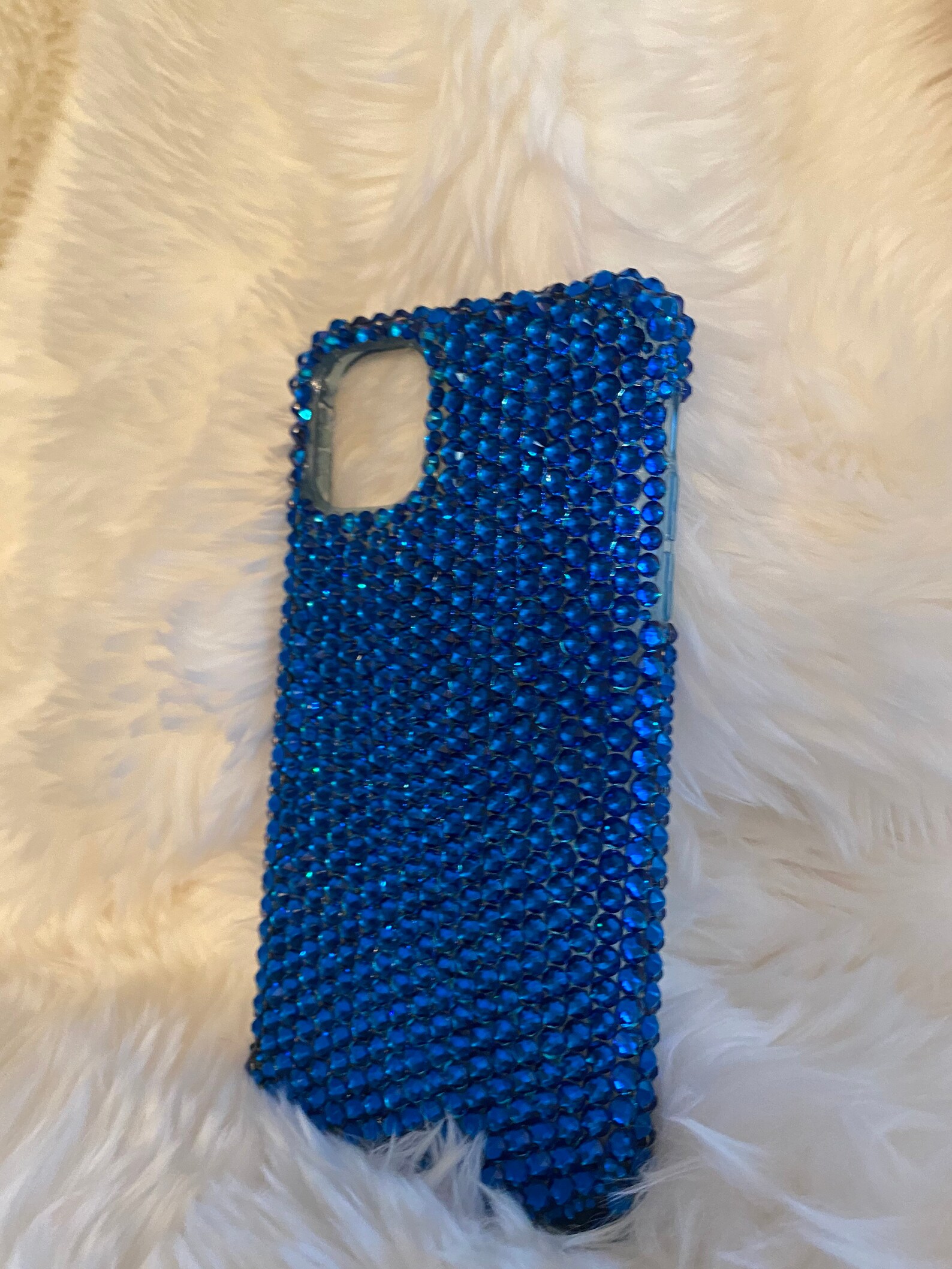NEW Blue Bling Swarovski Crystals Phone Case for ALL iPhone Models - Etsy