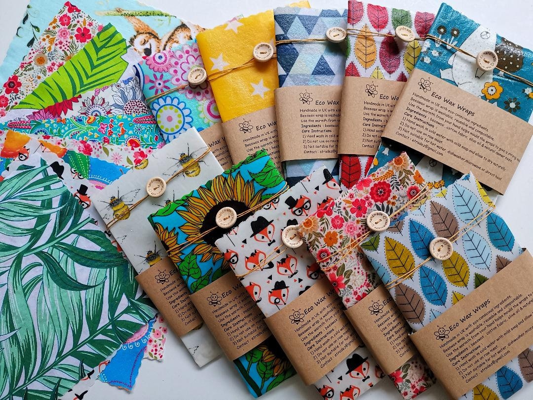 Large 100% Natural Reusable Beeswax Food/sandwich/bread Wrap-choose ...