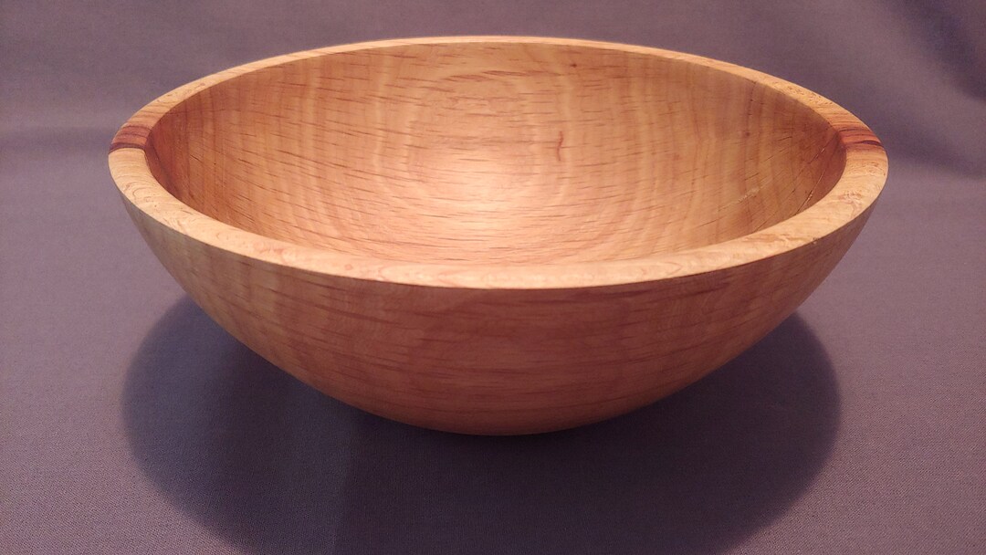 Cracked River Sheoak Salad Bowl - Etsy