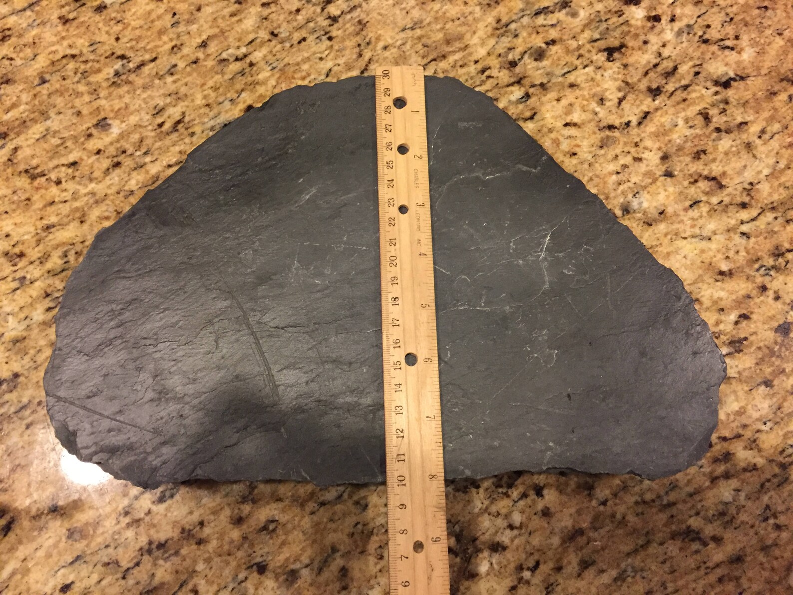 All Natural Rock - Slate Pillar Candle - Weddings - Walkways - Patios ...