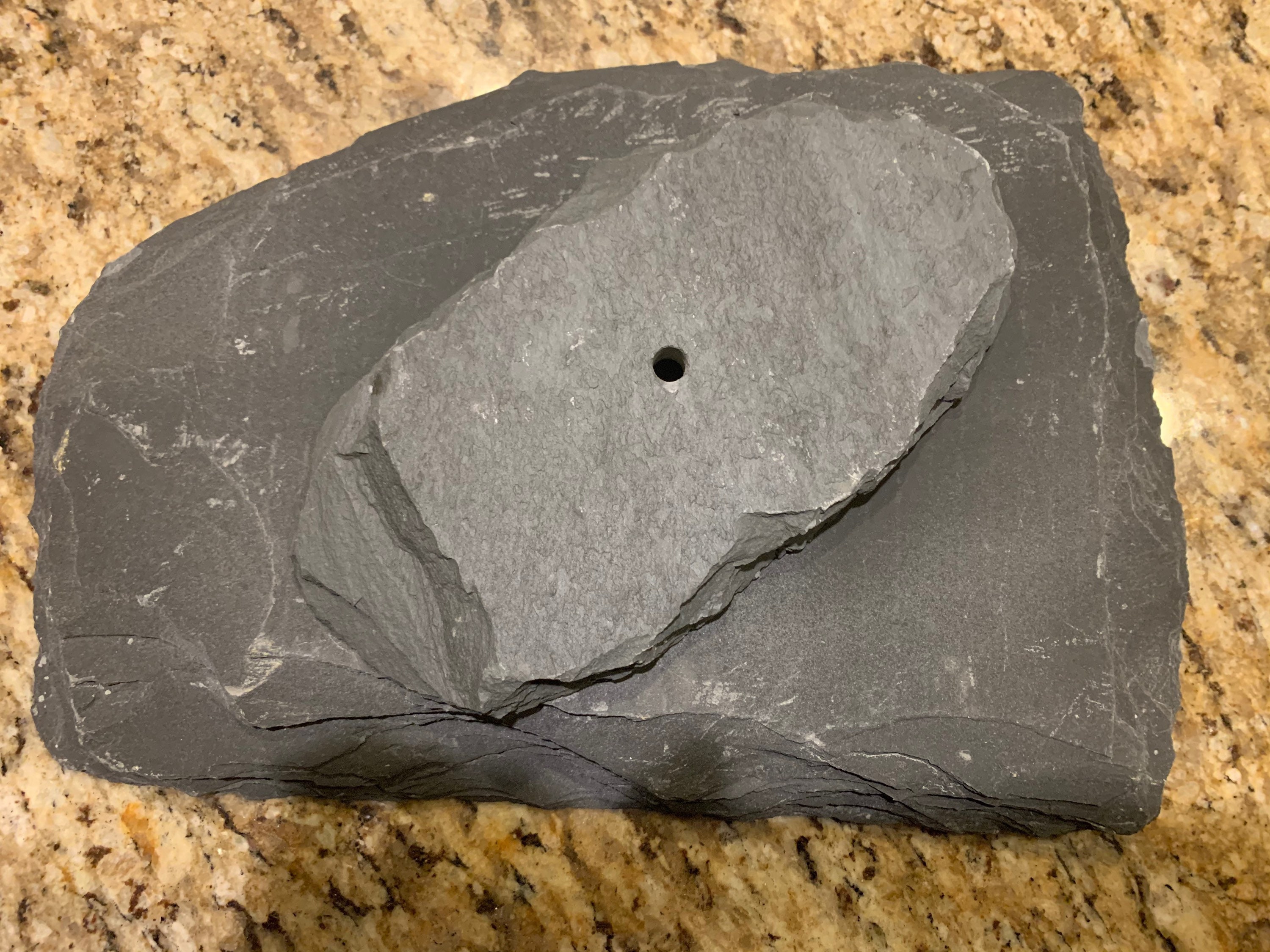 Gray Natural Slate Aquarium Decor Fish Reptile Tank TWO Pieces - Etsy