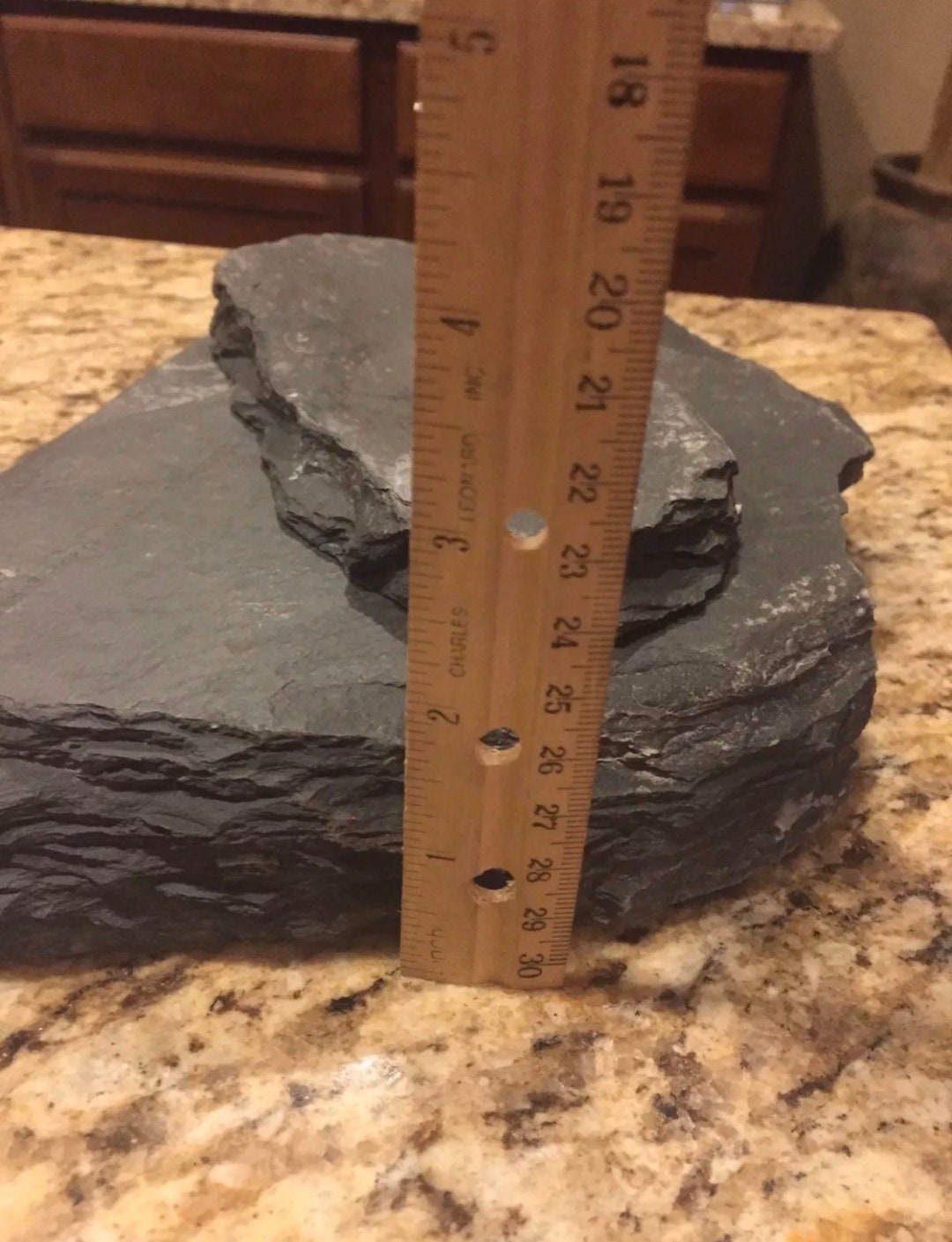 Gray Natural Slate Aquarium Decor Fish Reptile Tank TWO Pieces - Etsy