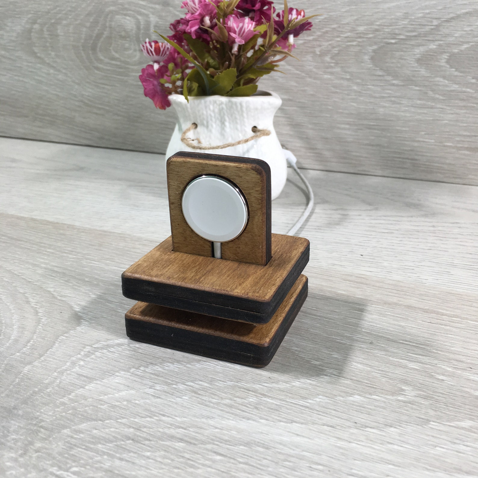 Wooden Apple Watch Stand Charging Station for Iwatch Apple - Etsy