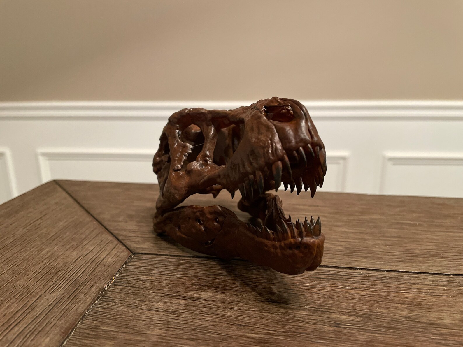 1:10 Scale Hand-painted Resin T-rex Skull Replica - Etsy