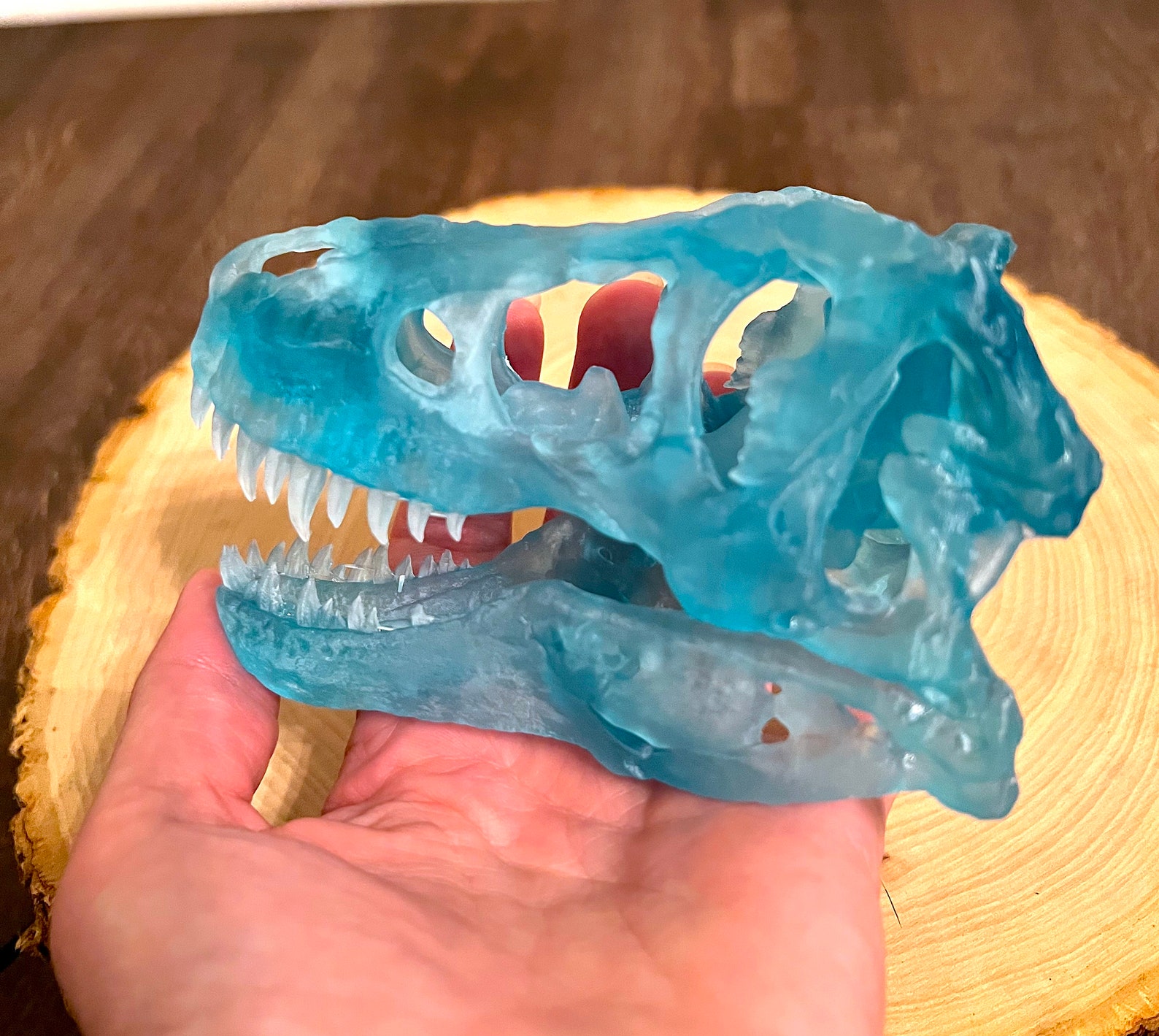 1:10 Scale Resin Tyrannosaurus Rex t-rex Dinosaur Skull | Etsy