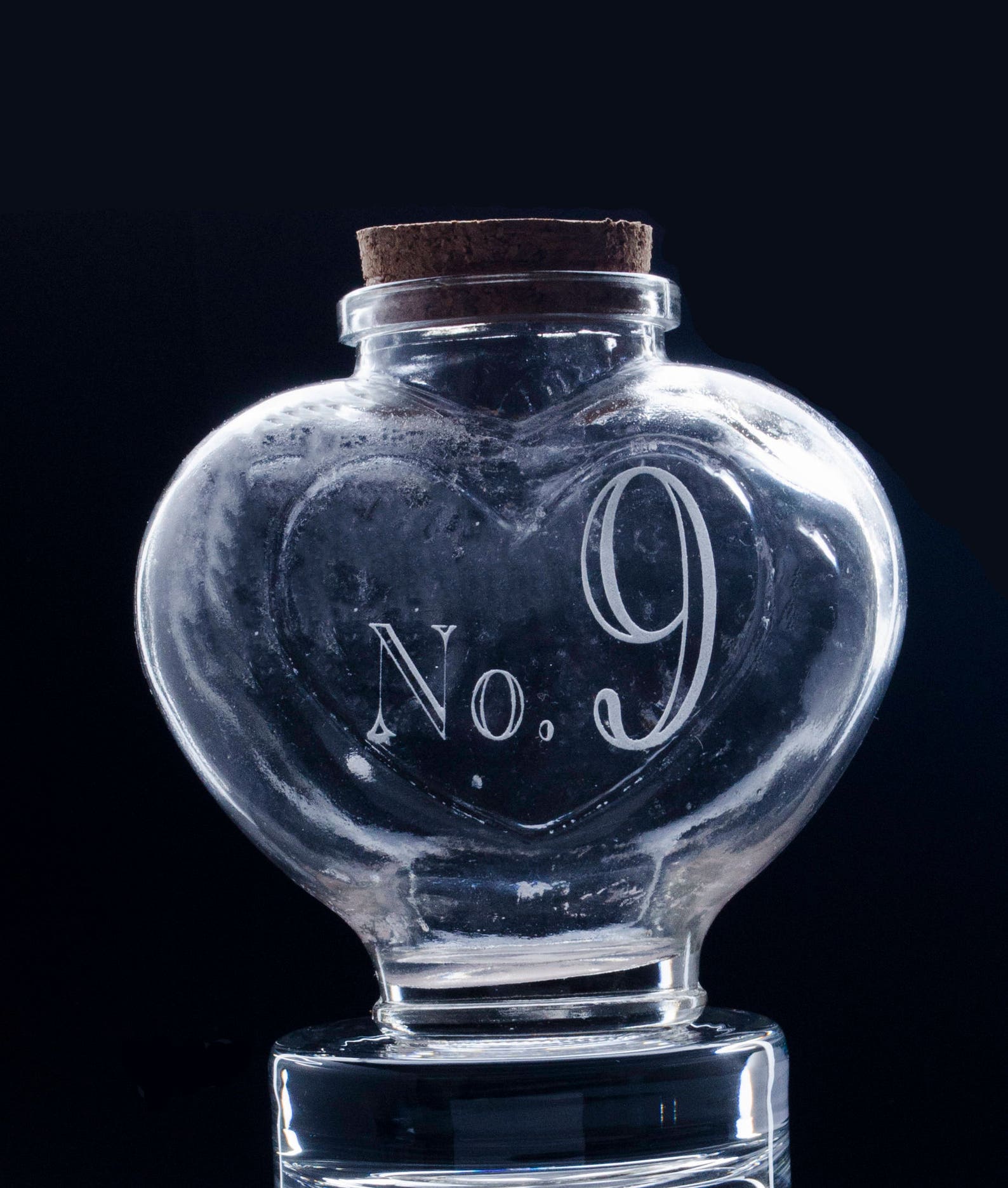 Personalized Love Potion Bottle Heart-shaped Glass Bottle - Etsy