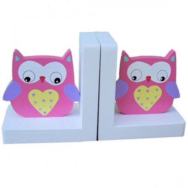 Personalised Bookends for Girls: Fairy Owl Rabbit Flower & - Etsy UK
