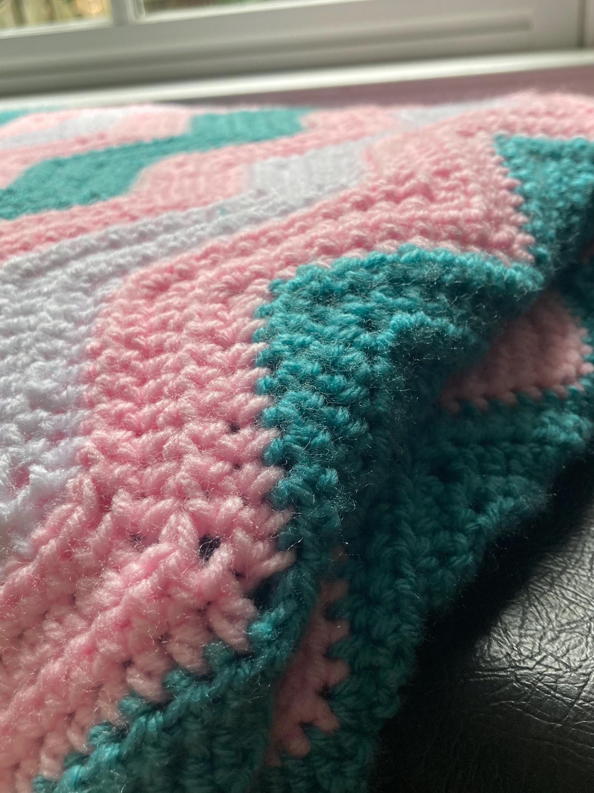 Chevron Transgender Pride Crochet Blanket - Etsy