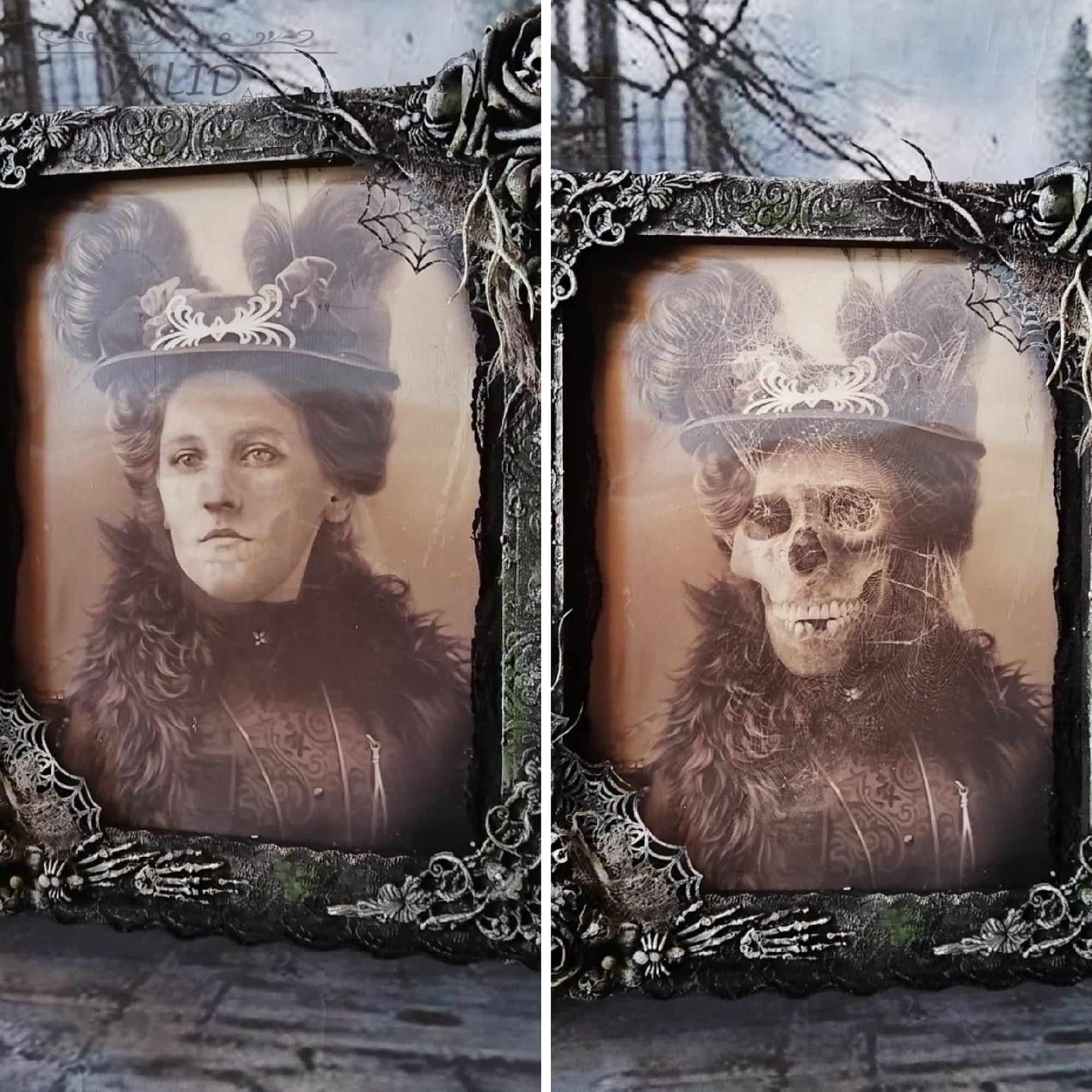 3D Horror Portrait Picture Mixed Media Wall Decor Halloween - Etsy