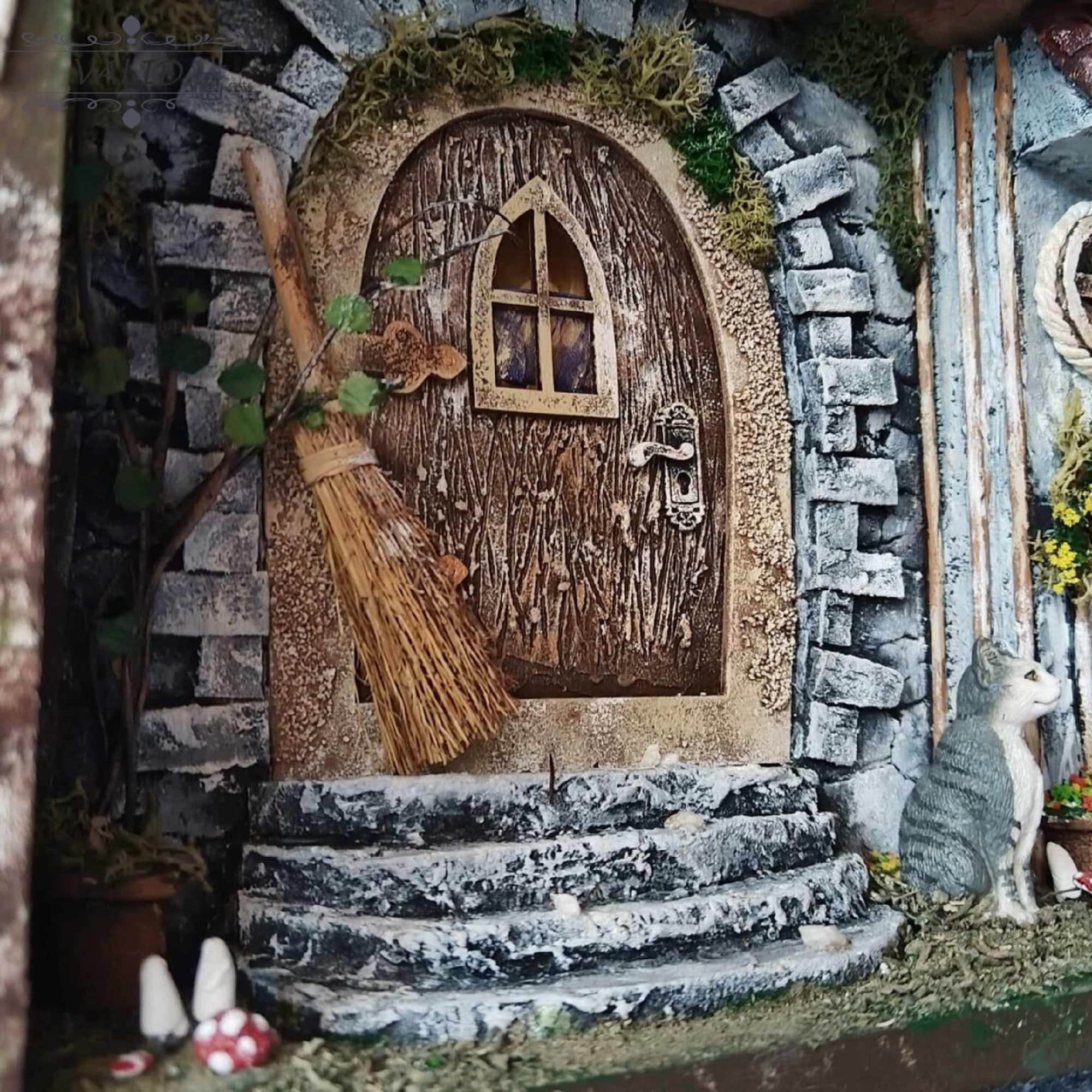 Witch Door Entrance, Witch Garden, Miniature Home - Etsy