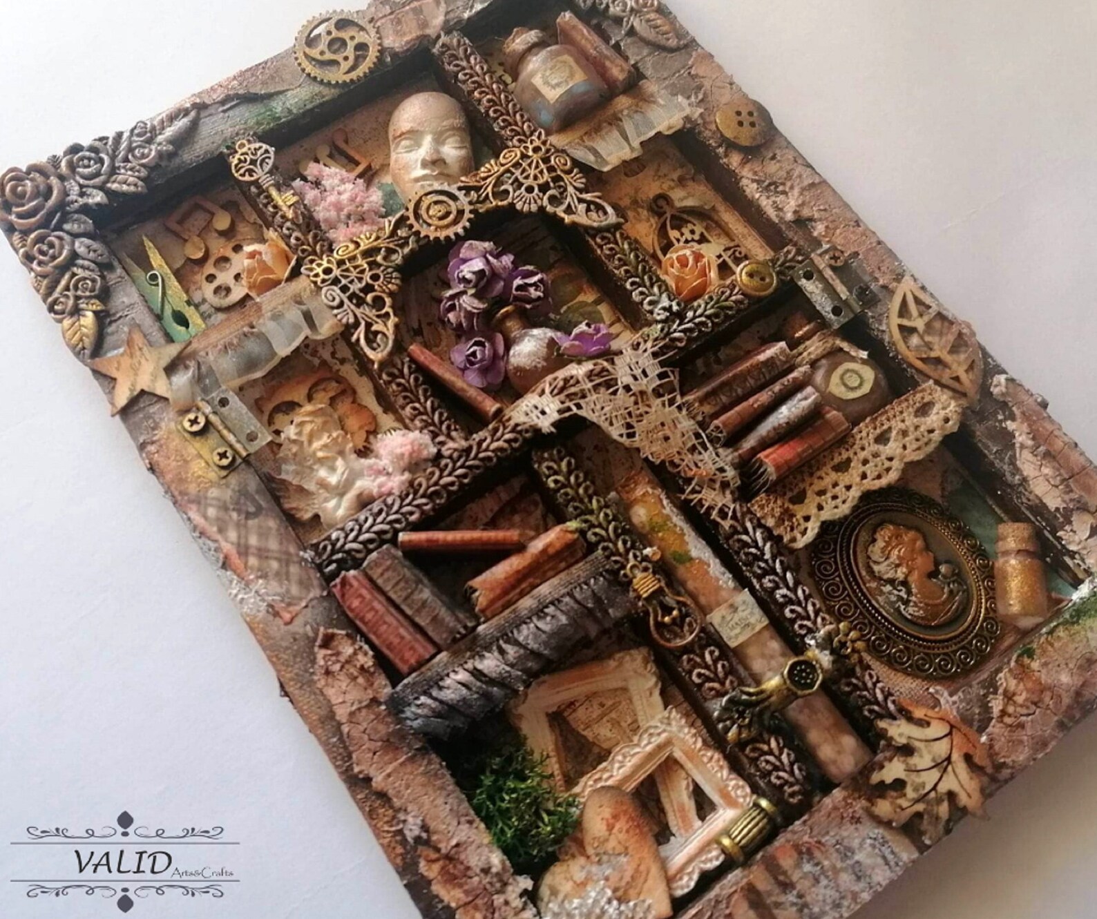 Cabinet of Curiosities Assemblage Wall Decor - Etsy
