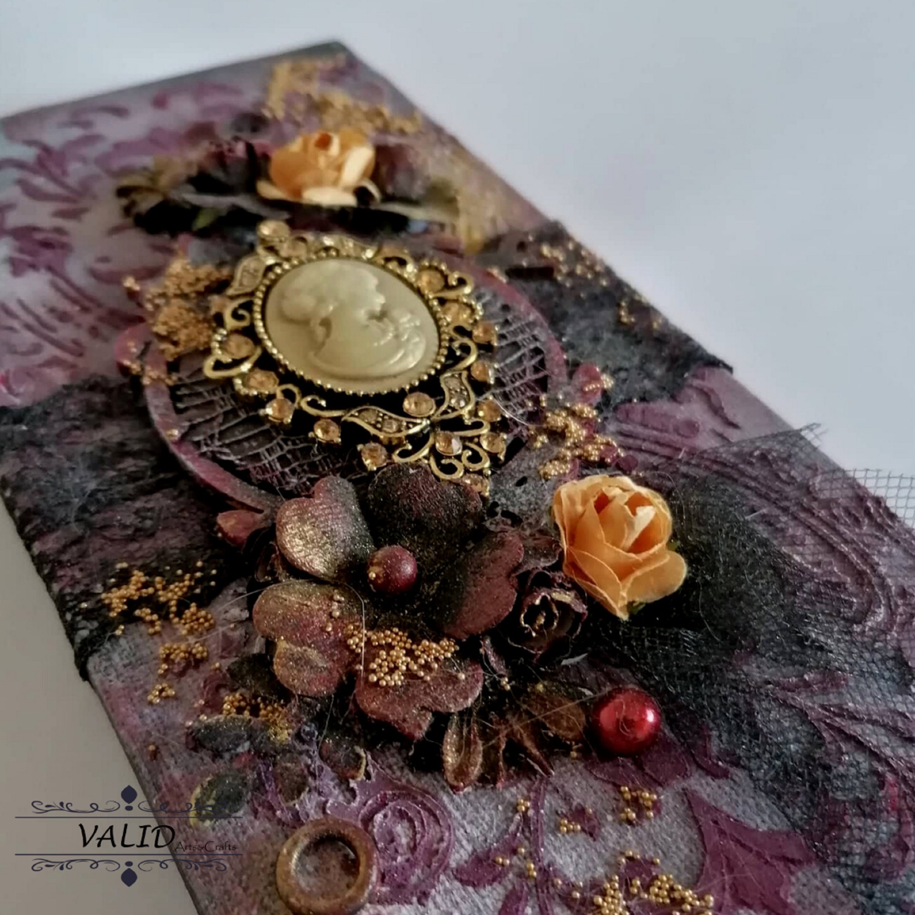 Vintage Brooch Lady Wall Decor, Handmade Original Mixed Media Decor - Etsy
