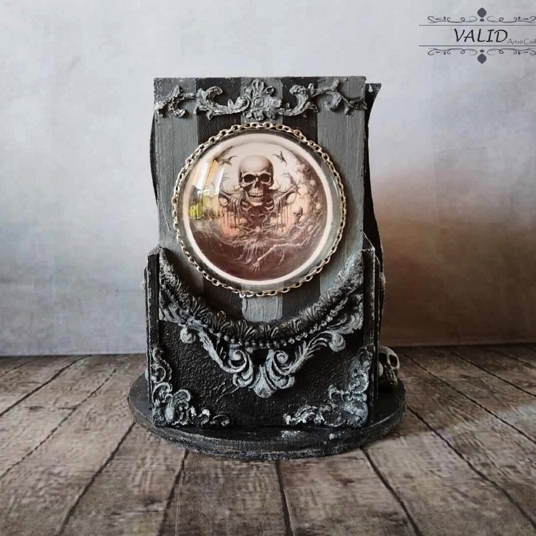 Handmade Gothic Style Pen Holder - Skeleton Theme - Victorian Goth - Etsy