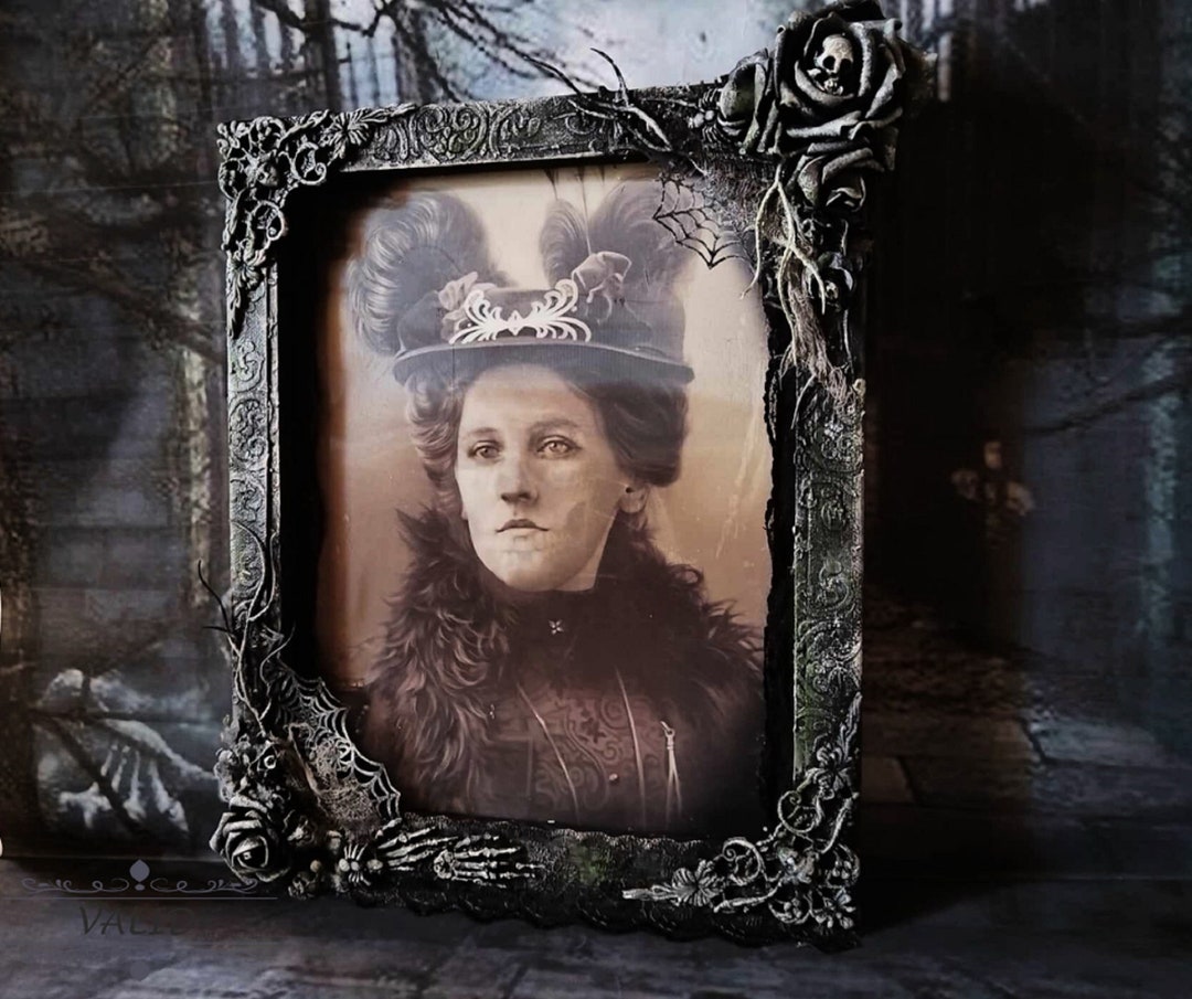 3D Horror Portrait Picture, Mixed Media Wall Decor, Halloween Decor - Etsy