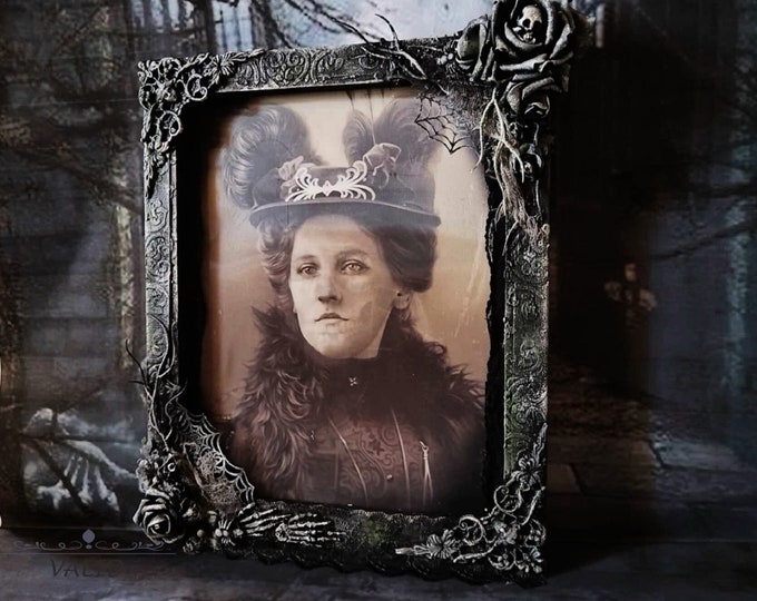 3D Horror Portrait Picture, Mixed Media Wall Decor, Halloween Decor - Etsy