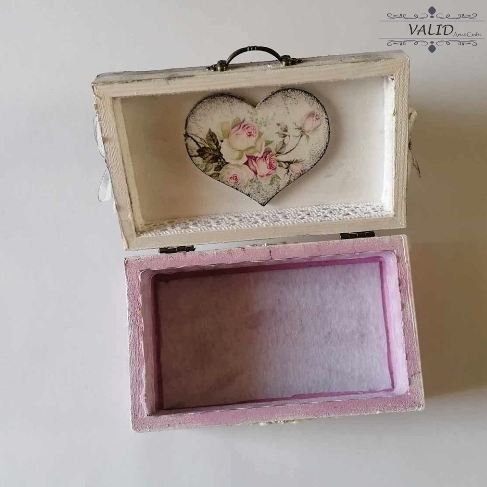 Wooden Box, Handmade Box, Shabby Chic Style - Etsy
