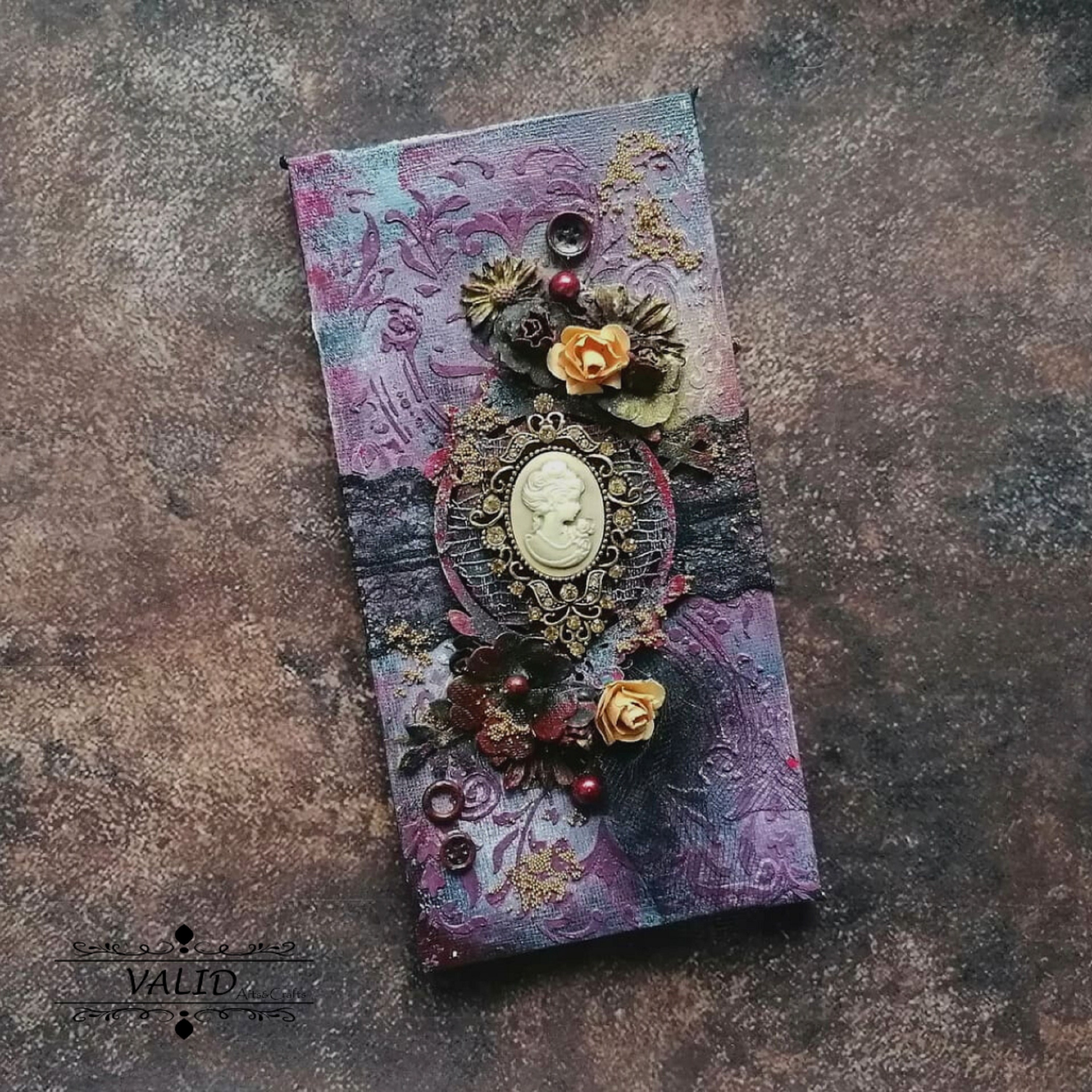 Vintage Brooch Lady Wall Decor, Handmade Original Mixed Media Decor - Etsy