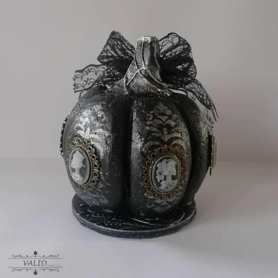 Halloween Table Decor, Halloween Pumpkin Decoration, Gothic Victorian ...