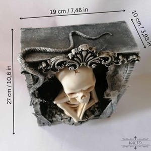 Skeleton Shadow Box – Halloween Table Decor With Gothic Window Scene - Etsy