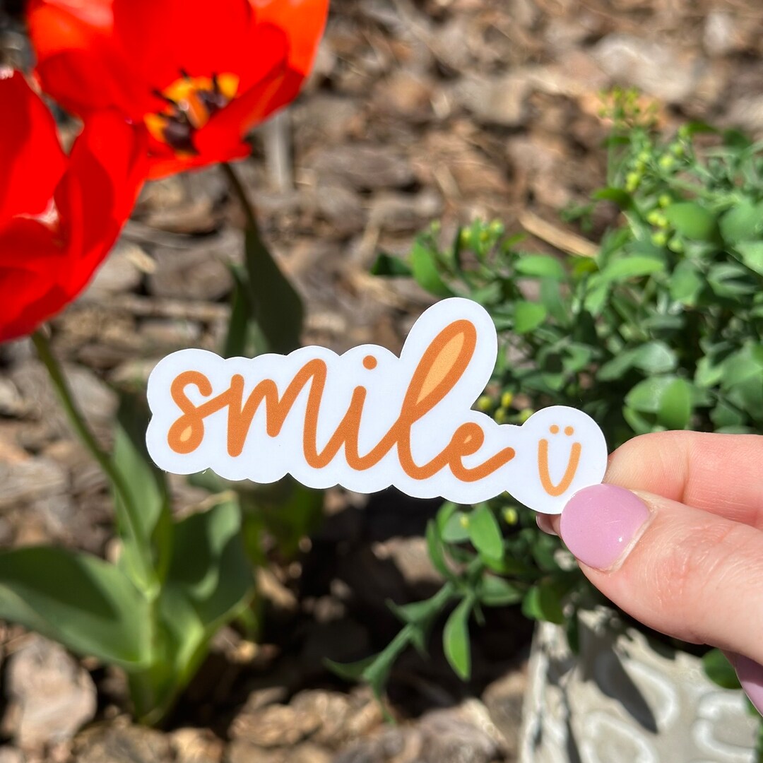 Smile Sticker, Smileyface - Etsy