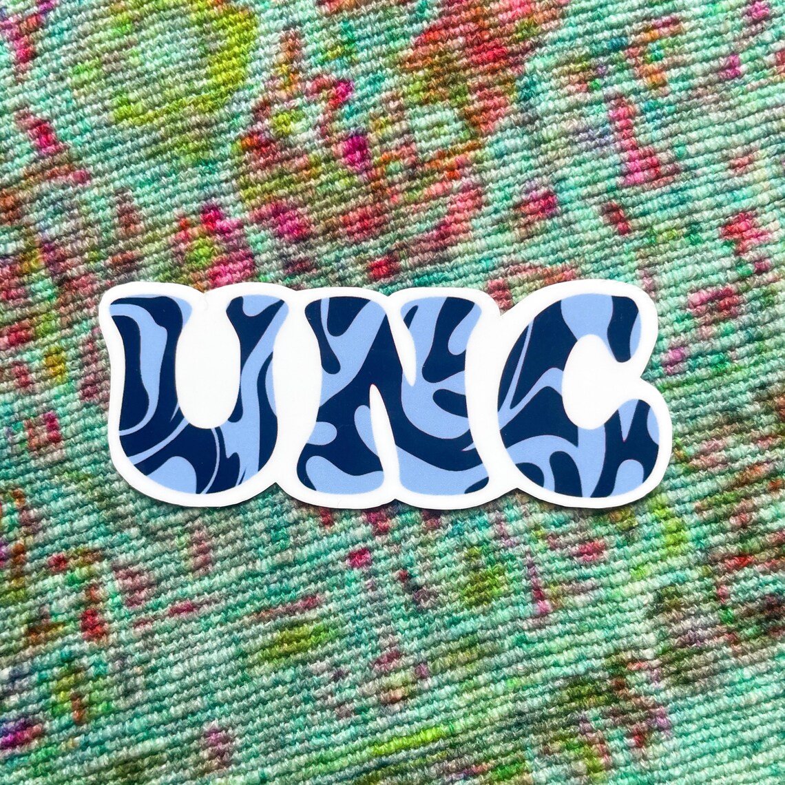Carolina Tarheels Sticker UNC Sticker Chapel Hill College - Etsy