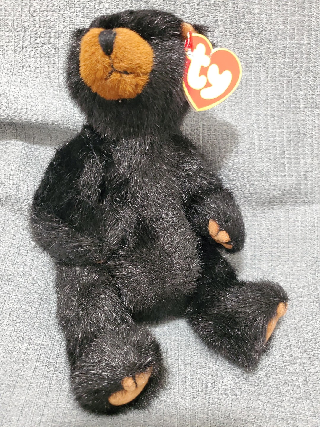Ivan the Black Bear Beanie Baby 1993 - Jointed Limbs, Poseable - "the ...