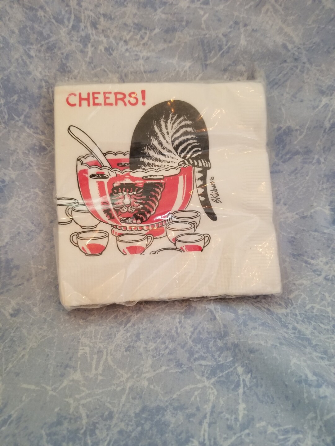 Kliban Cat Cocktail/beverage Napkins - 1970's/1980's - Etsy