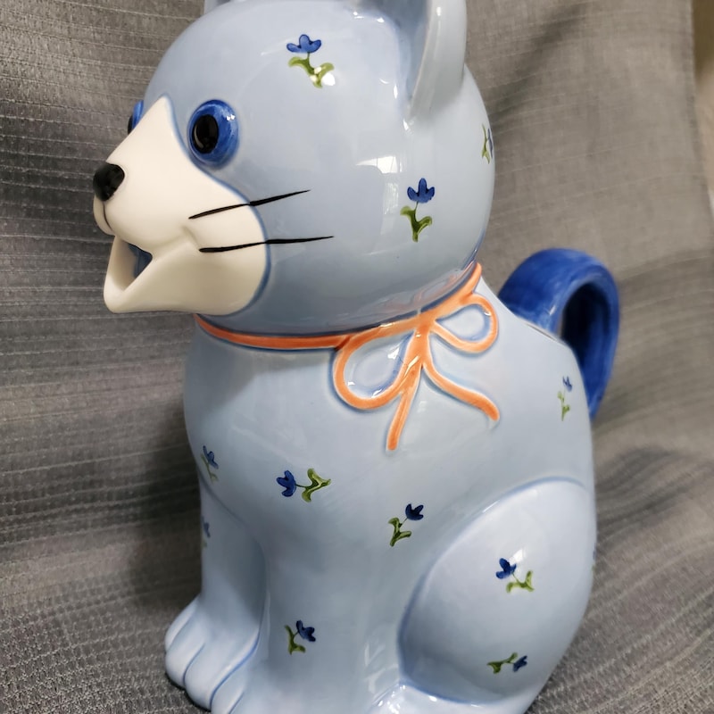 Cat Pitcher - Etsy