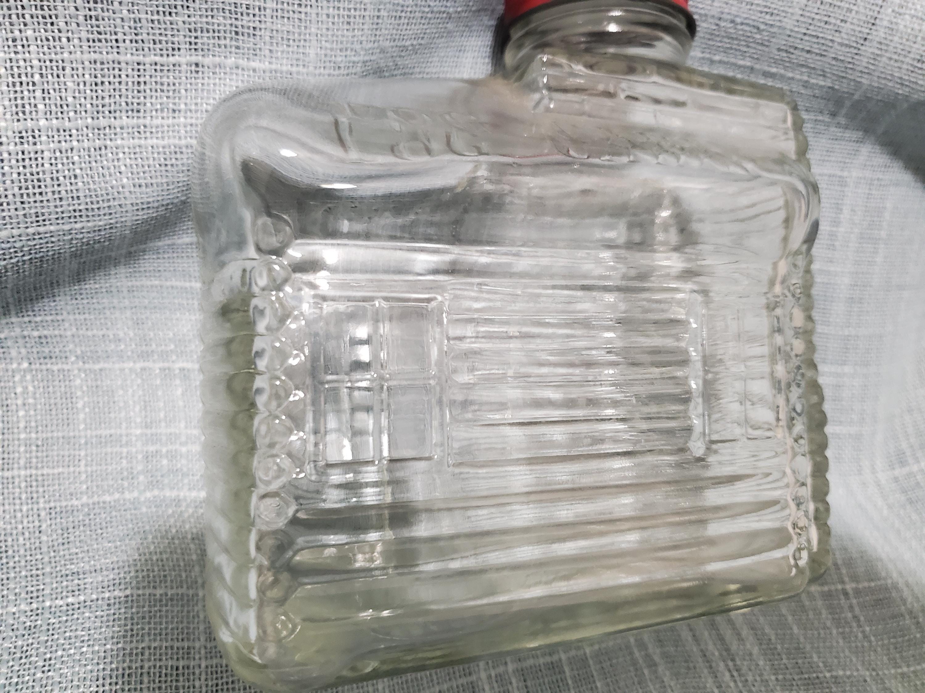 Vintage Collectible Log Cabin Glass Bottle Bank - Limited Edition 1965 ...