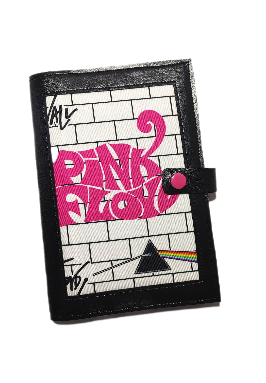 Pink Band Notebook Cover With Pen. Refillable. 2 Sizes Available. Read ...