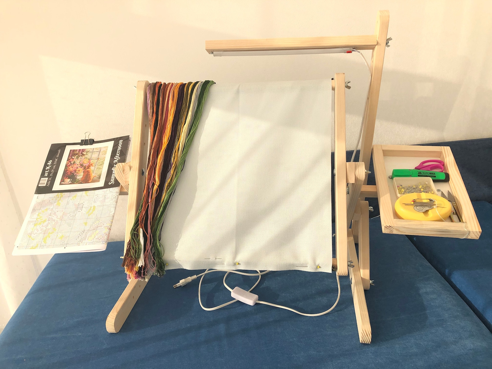 Embroidery Stand With, Cross Stitch Stand With Illumination, the ...