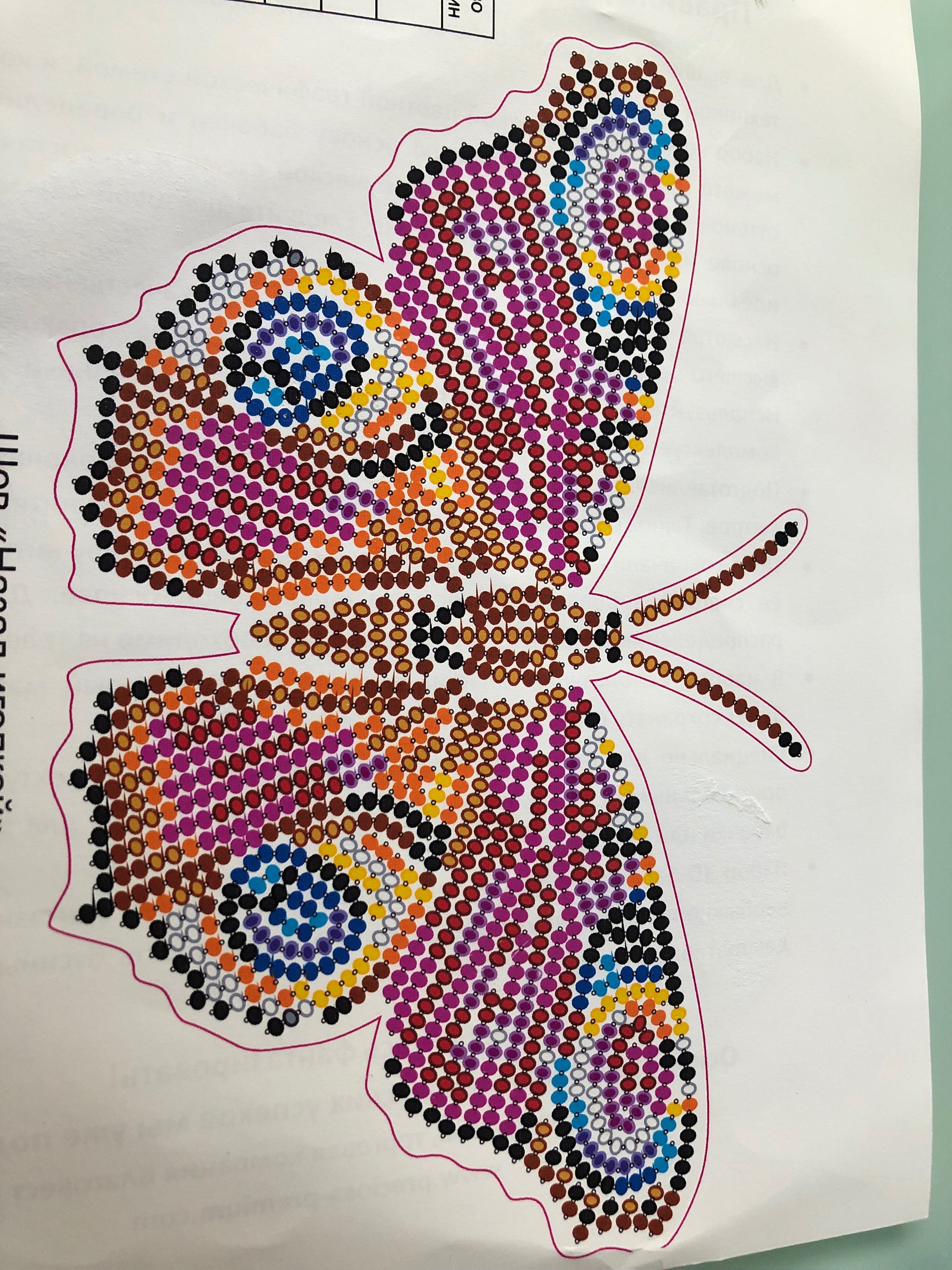 Butterfly embroidery kit Callithea Optima bead embroidery | Etsy