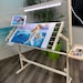 Cross Stitch Stand With Illumination Floor Standing Embroidery Machine ...