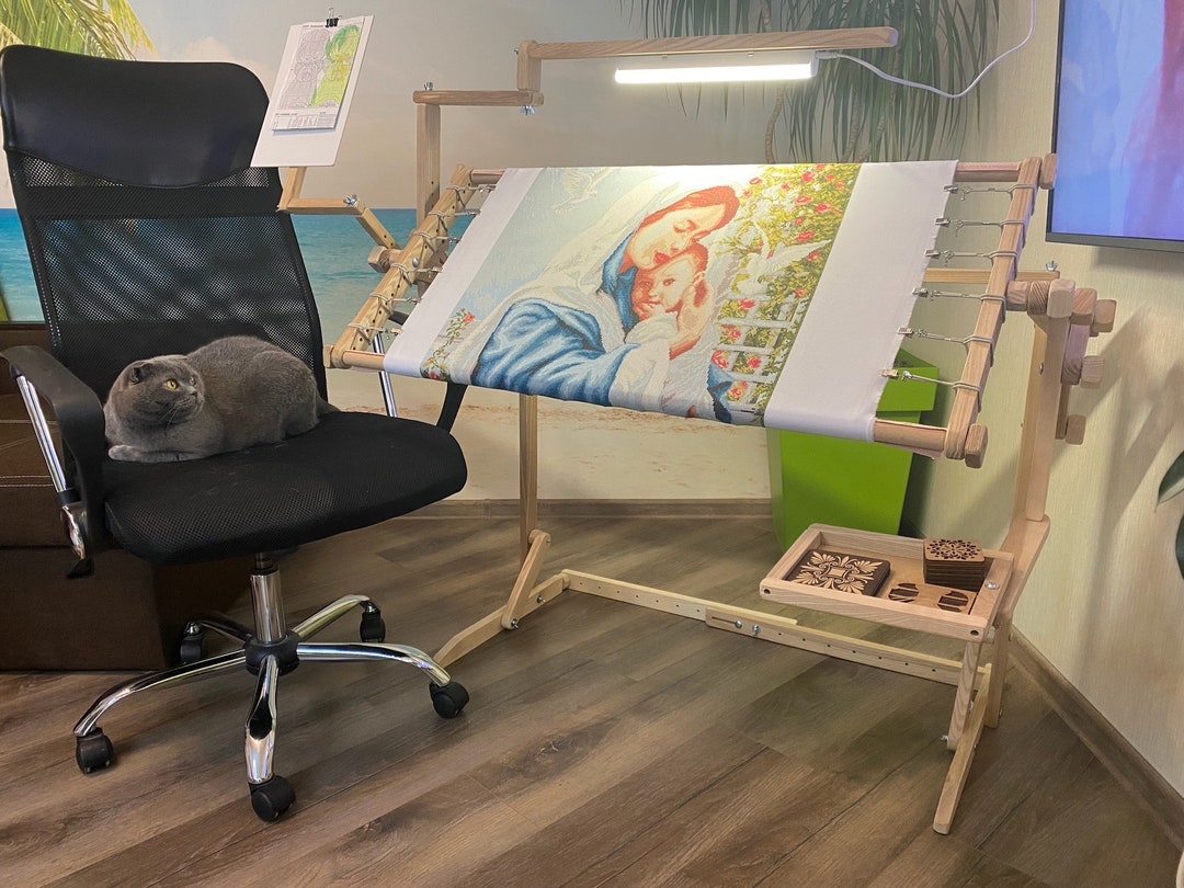 Cross Stitch Stand, Floor Standing Embroidery Machine, Embroidery Stand ...