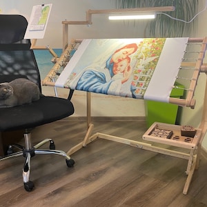 Cross Stitch Stand, Floor Standing Embroidery Machine, Embroidery Stand ...