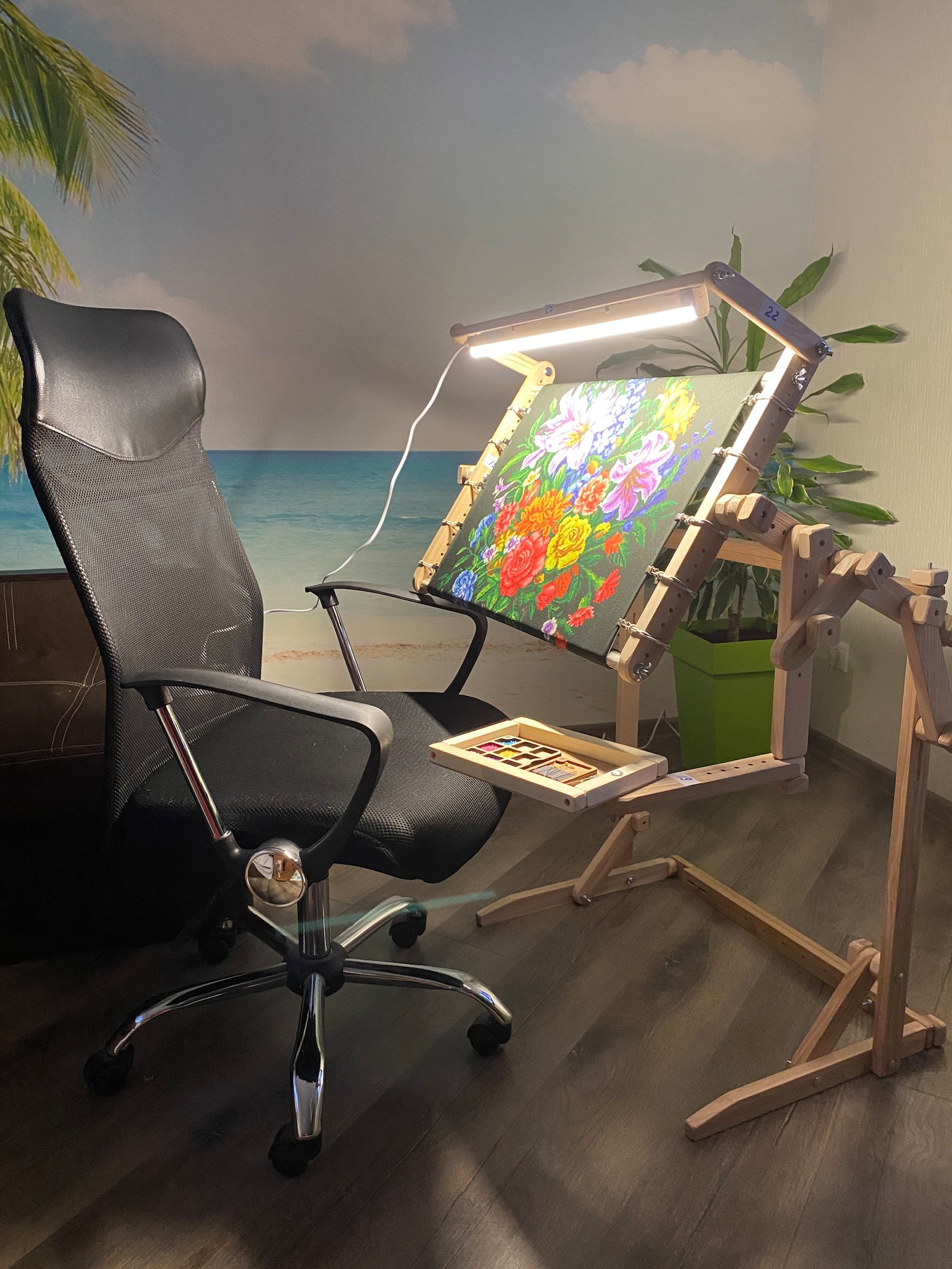 Cross Stitch Stand, Floor Standing Embroidery Machine, Embroidery Stand ...