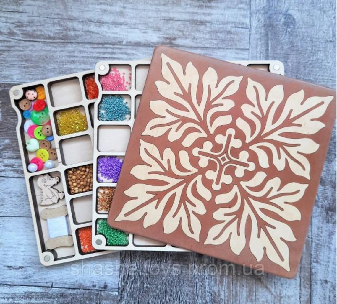 Bead Containers With a Cover Container for Beads Bead Box Bead | Etsy