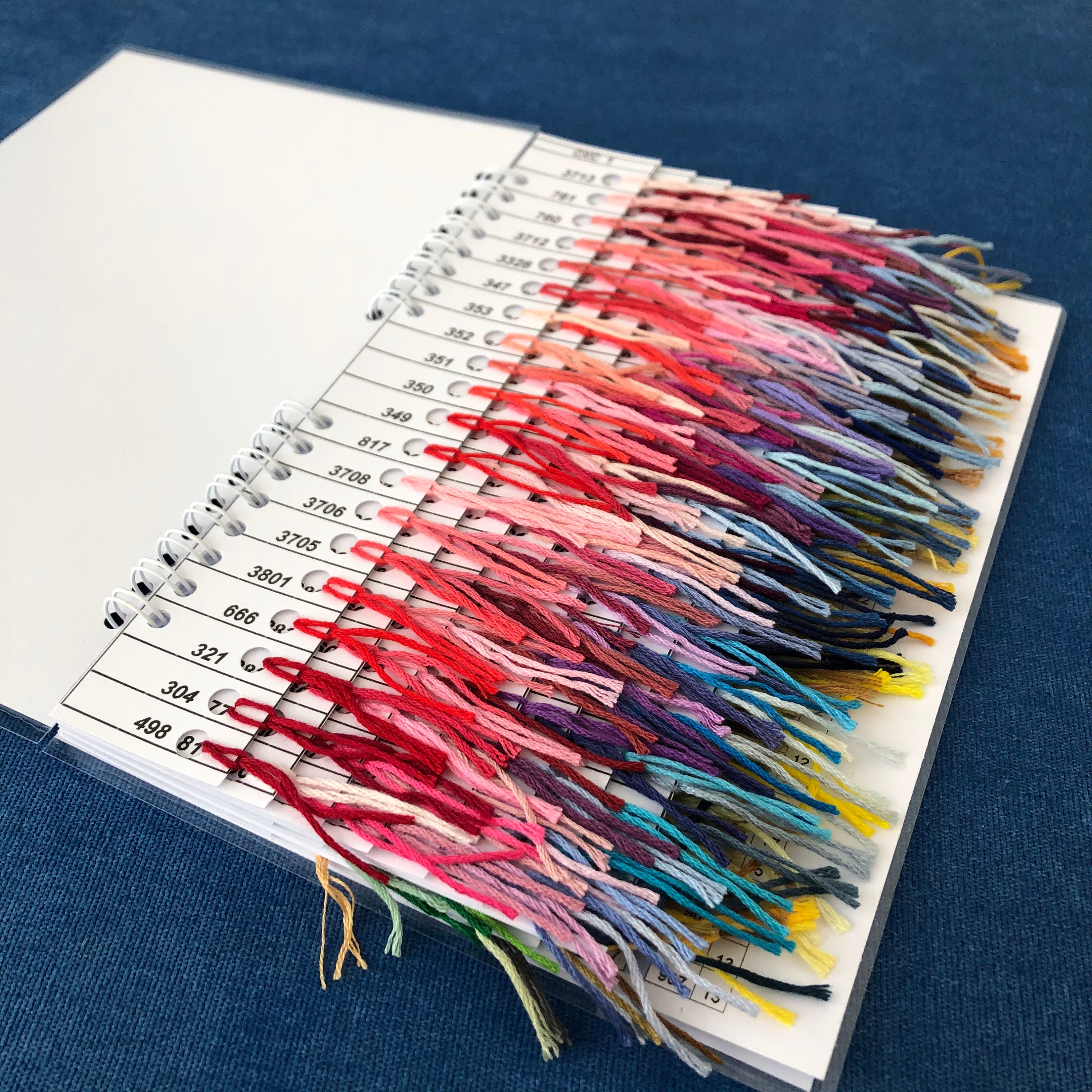 CXC Thread Palette 447 Colors, Live Color Card for Floss CXC, Catalog ...