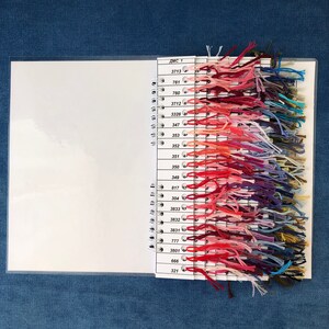 DMC Thread Palette 498 Colors, Thread Catalog DMC, CXC Color Palette ...