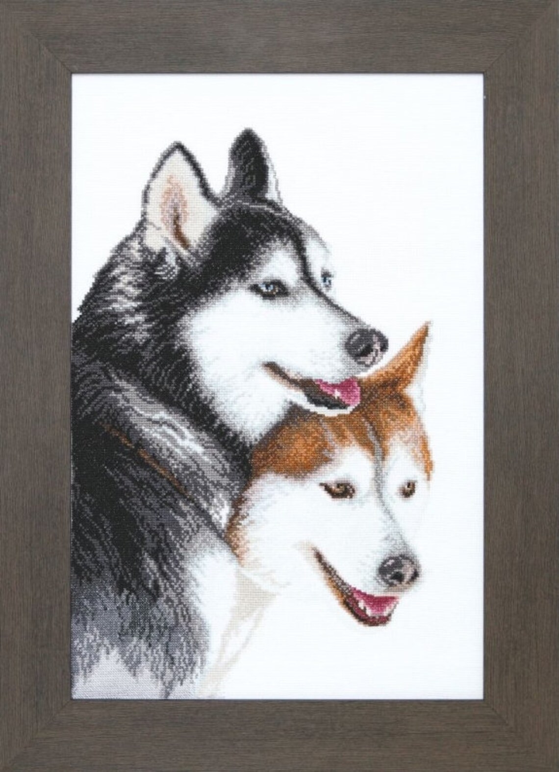 Cross Stitch Kit "husky", Embroidery Kit, Needlework Kit, Cross Stitch ...