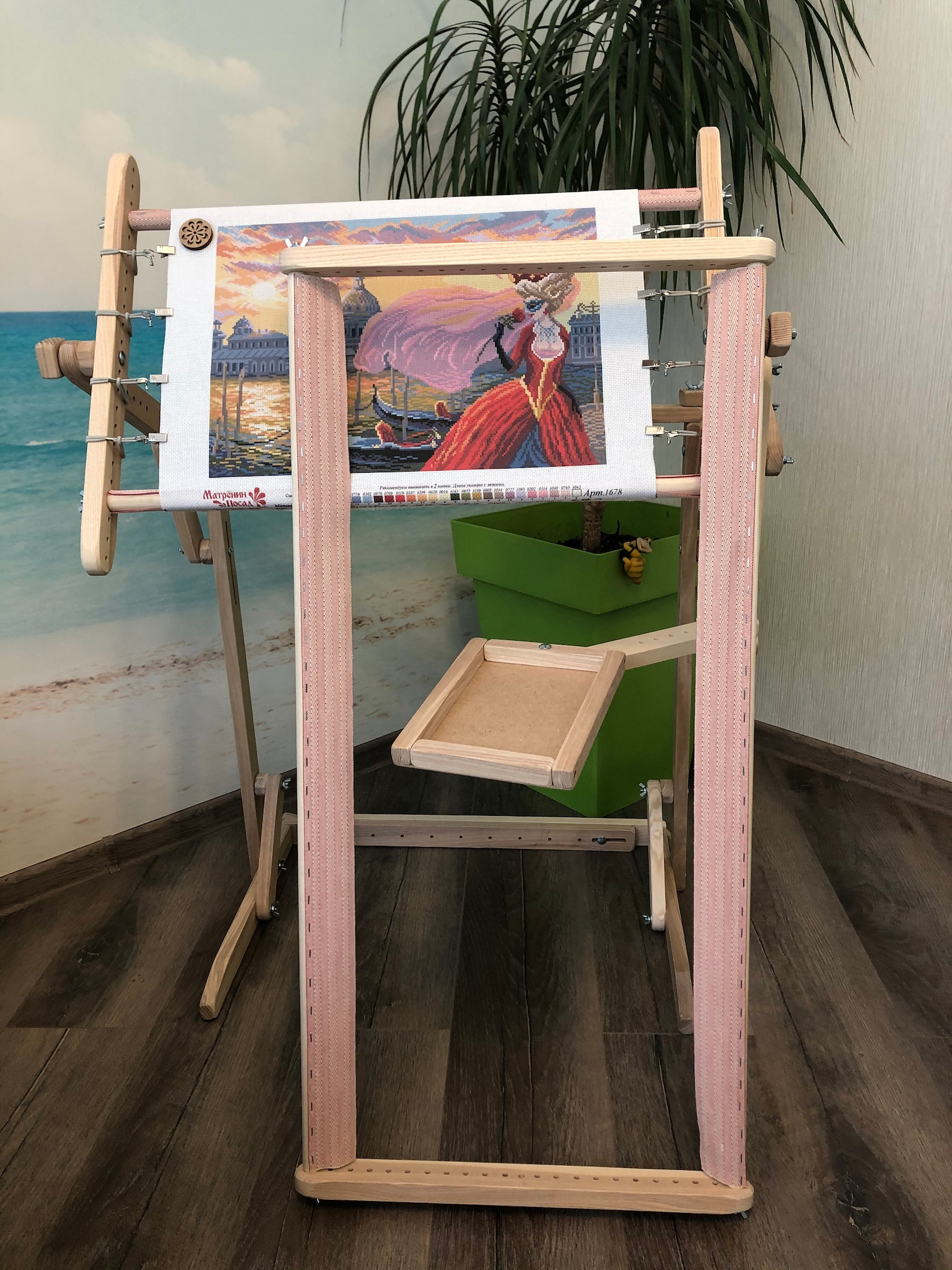 Cross Stitch Stand, Floor Standing Embroidery Machine, Embroidery Stand ...