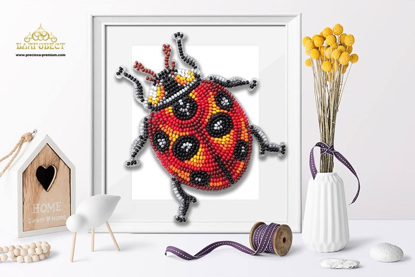Insects Beads Embroidery Kit Bead Embroidery Kitneedlepoint - Etsy