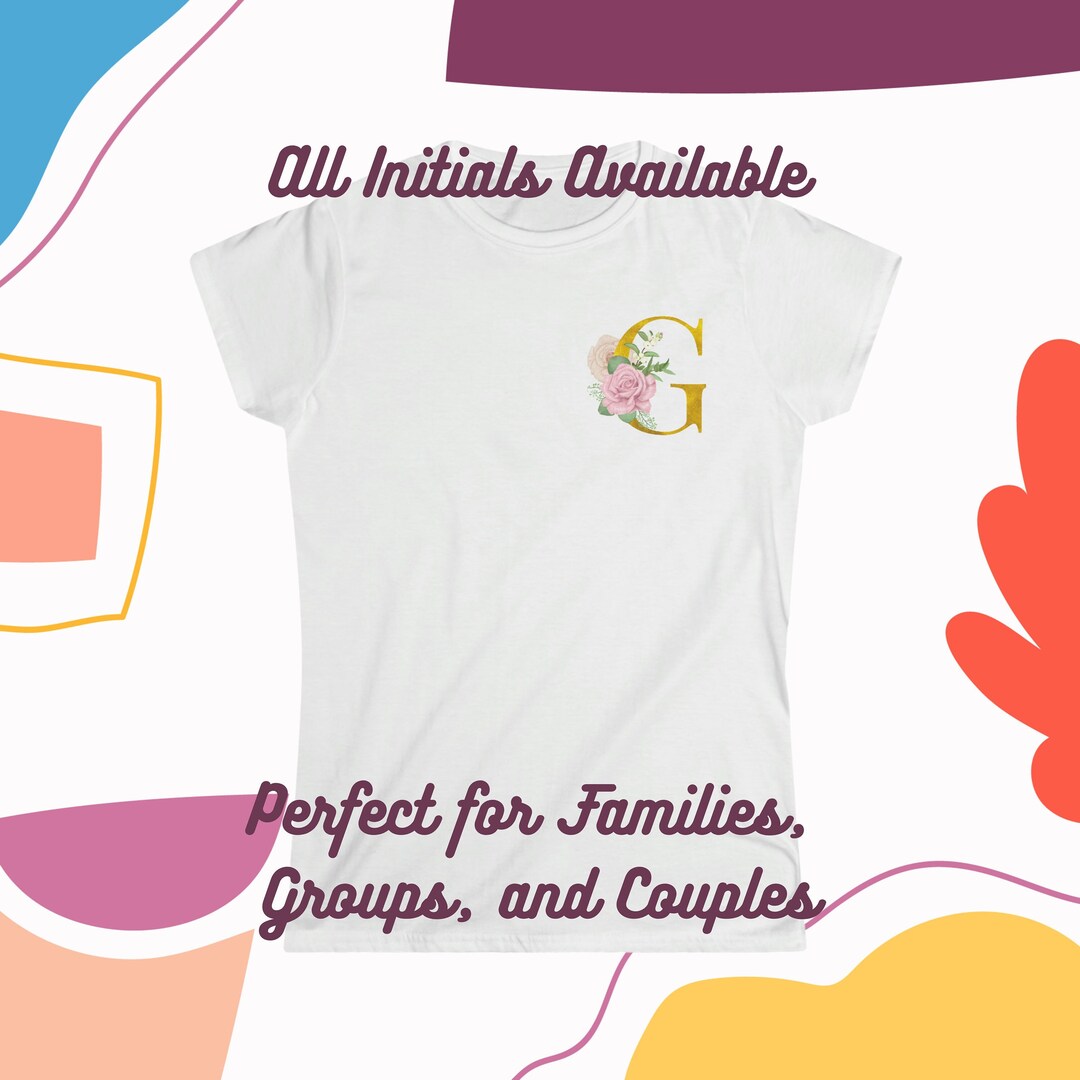 Monogram Sweatshirt Custom Initial Shirt Create Your Own Shirt Initial ...